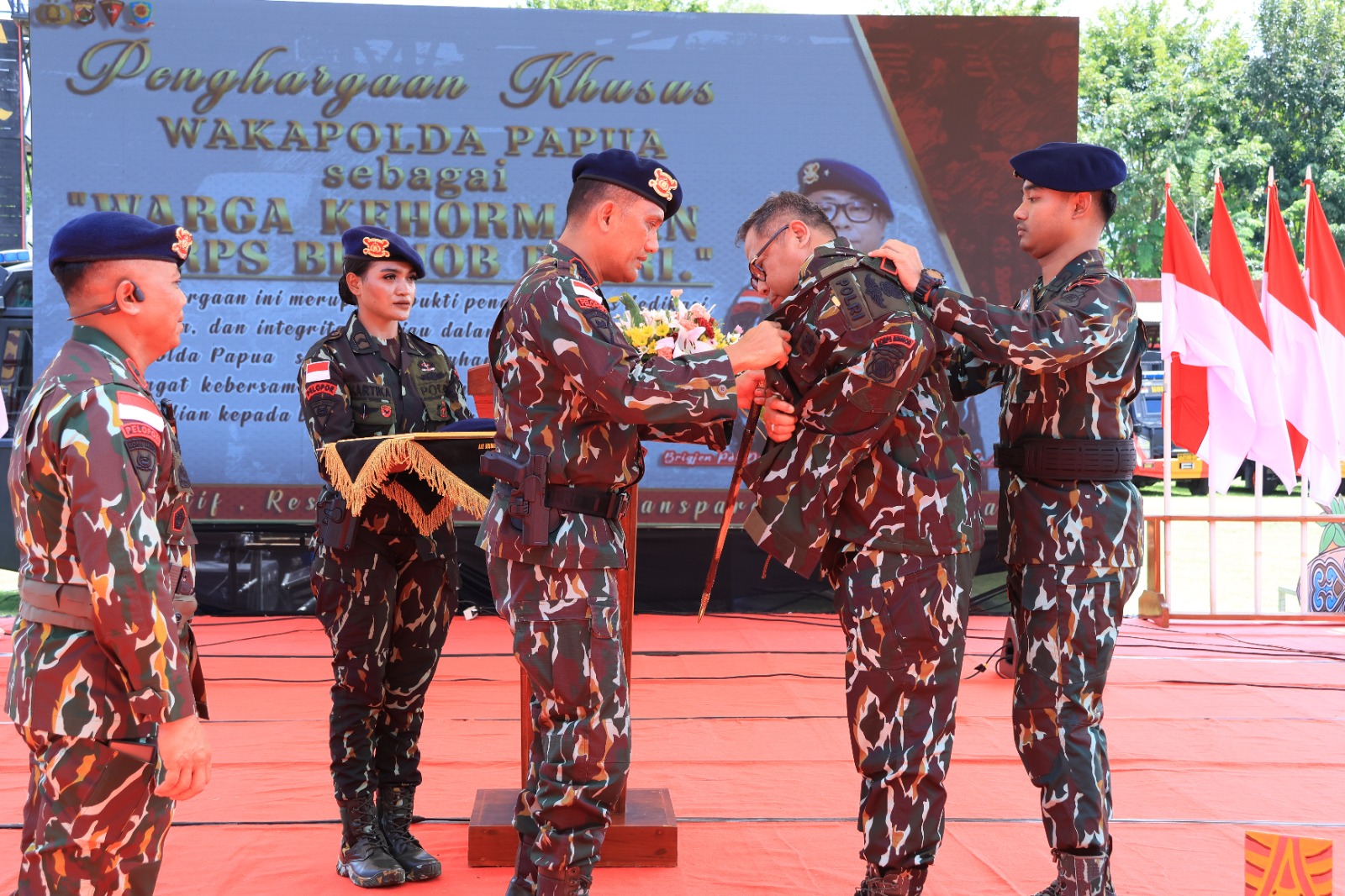 Polda Papua Gelar Syukuran Memperingati HUT Korps Brimob Polri Ke - 79 - Papua Deadline